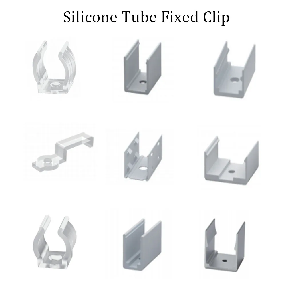 LED Neon Tube Fixed Clip WS2811 WS2812B WS2813 WS2815 SK6812 Flexible ...