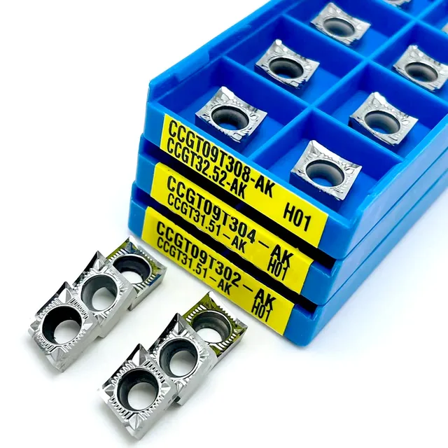 Lathe Carbide Insert Ccgt 060204 Tungsten Carbide Lathe Tool Inserts ...