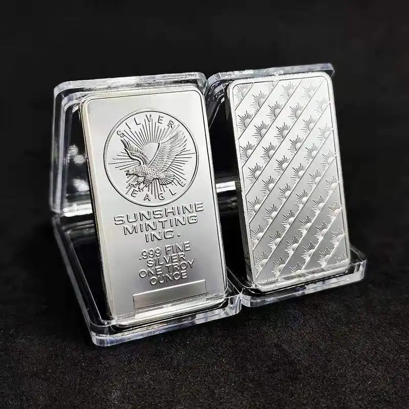 American-Silver-Bullion-Bar-Sunshine-Minting-999-Fine-Silver-One-Troy ...