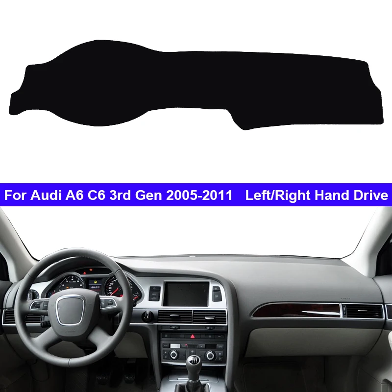 Car Inner Dashboard Cover For Audi A6 C6 3rd Gen 2005 - 2011 Auto Dash ...