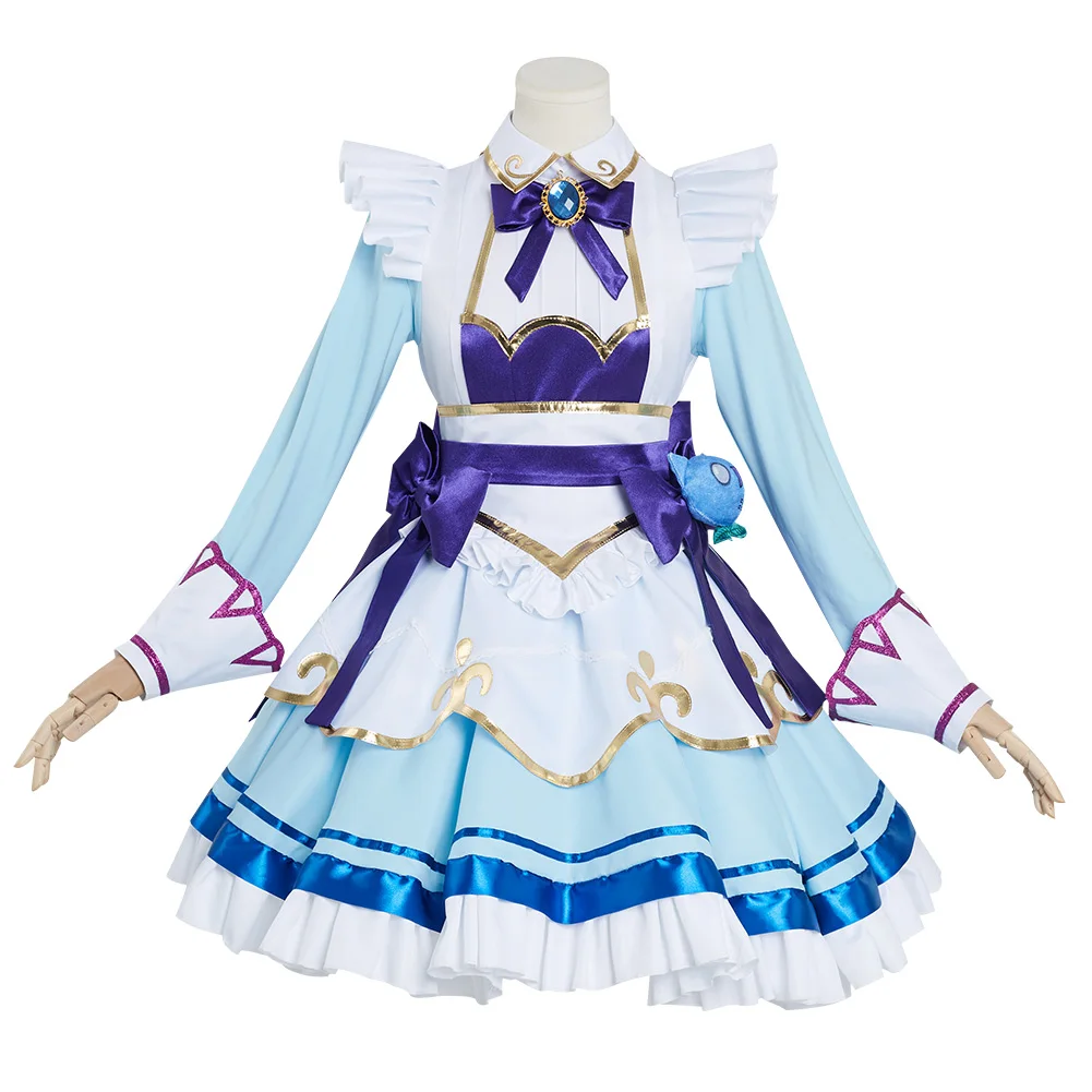 Anime League Of Legends Gwen Maid Dress Cosplay Costume For Women ...