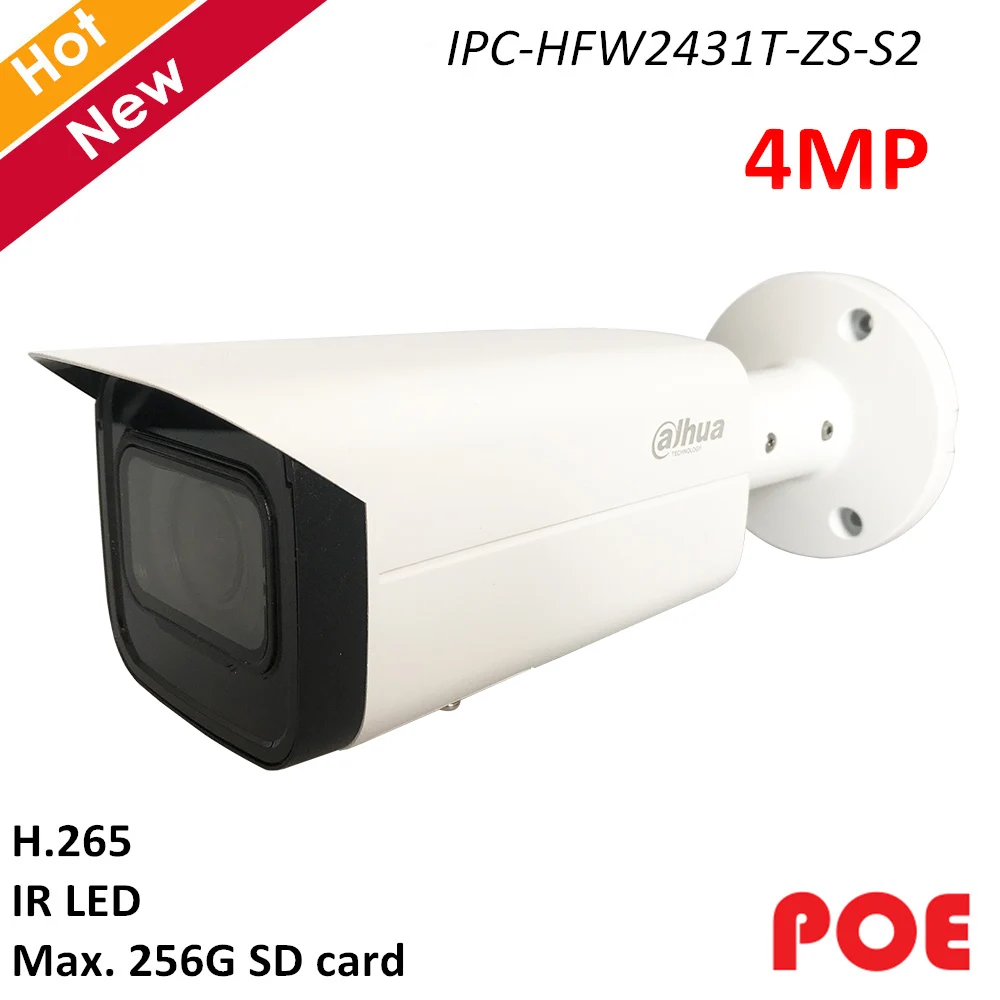Dahua 4mp Bullet Network Camera Ip With Ir Led Smart H.264 H.265 ...