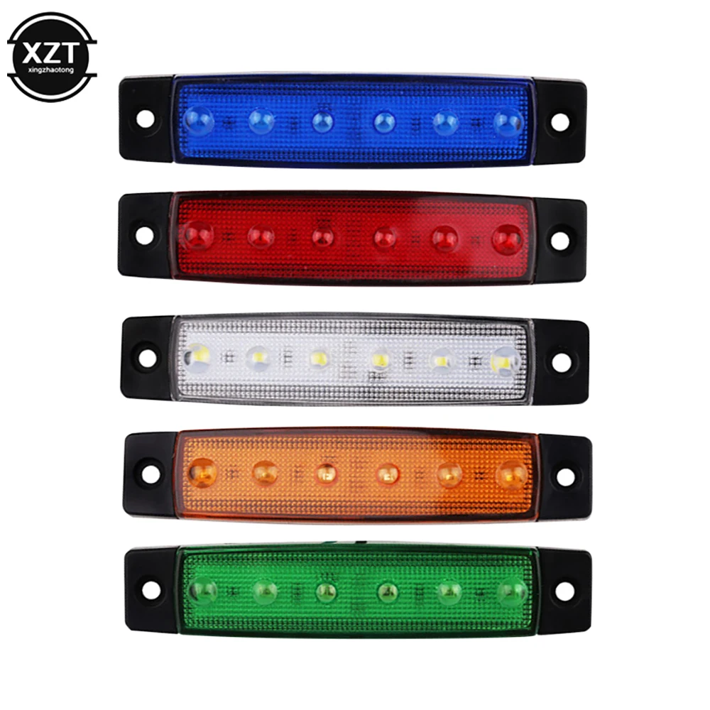12V-24V-Car-External-LED-Lights-6-LED-Auto-Bus-Truck-Lorry-UTE-Side ...