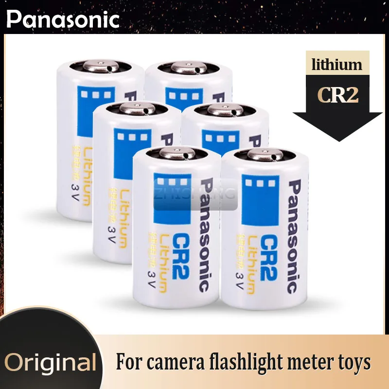 6PCS Panasonic CR2 CR15H270 CR15266 3V 800mAh Lithium Battery for Digital Camera Photographic ...