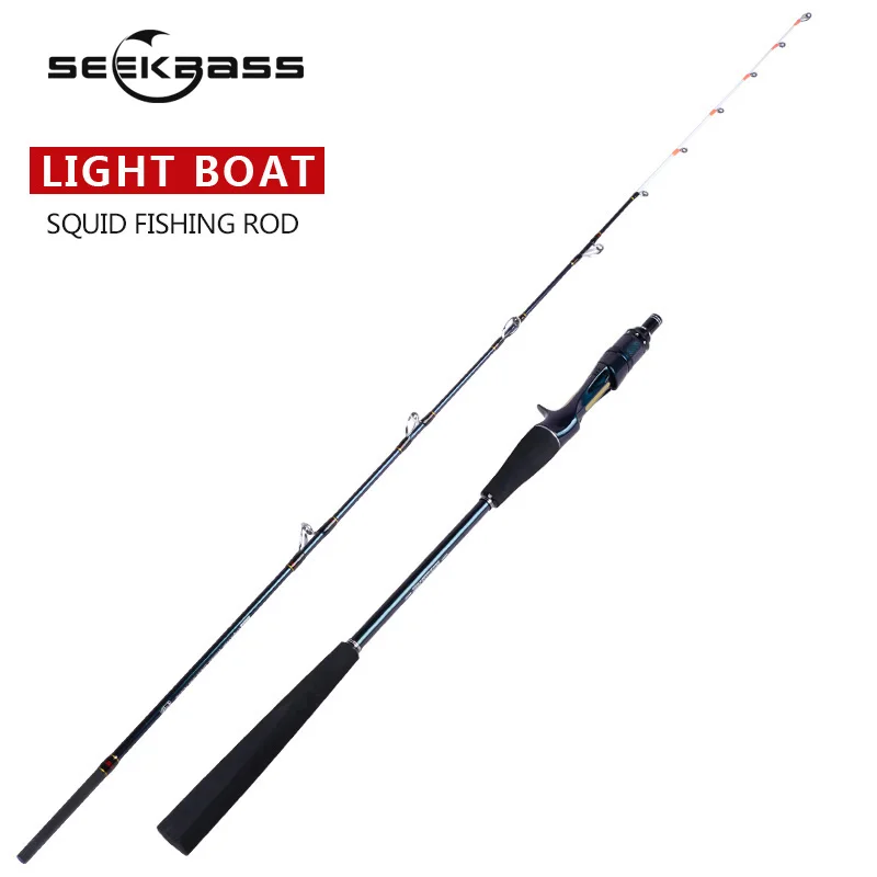 Seekbass B155 B180 Cuttlefish Fishing Rod Super Light Saltwater Squid Boat Fishing Rod Sensitive ...