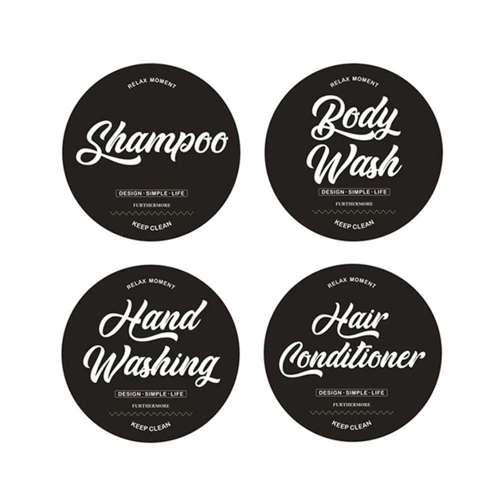 Lotion Shampoo Shower Gel Label Sticker Laundry Detergent Label Sticker ...