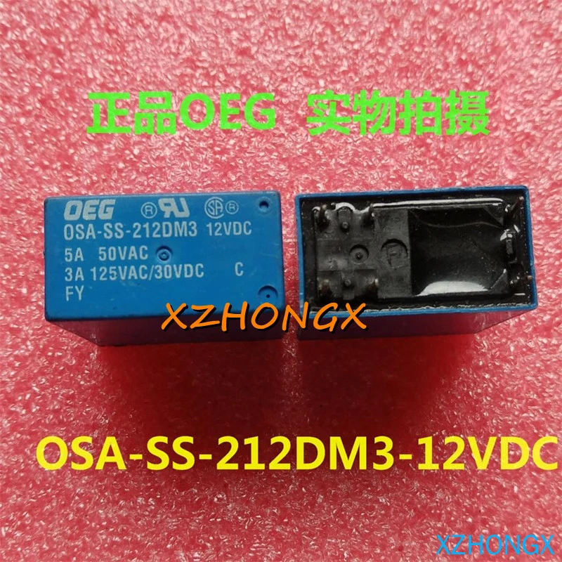 Relé OSA SS 212DM3 SH 3A 12VDC 6|Unidades eletrônicas| - AliExpress