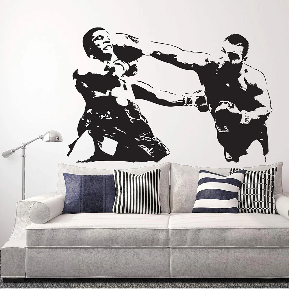 Boxer-Wall-Stickers-Boxing-Sports-Boxing-champion-Vinyl-Wall-Decal-Home ...