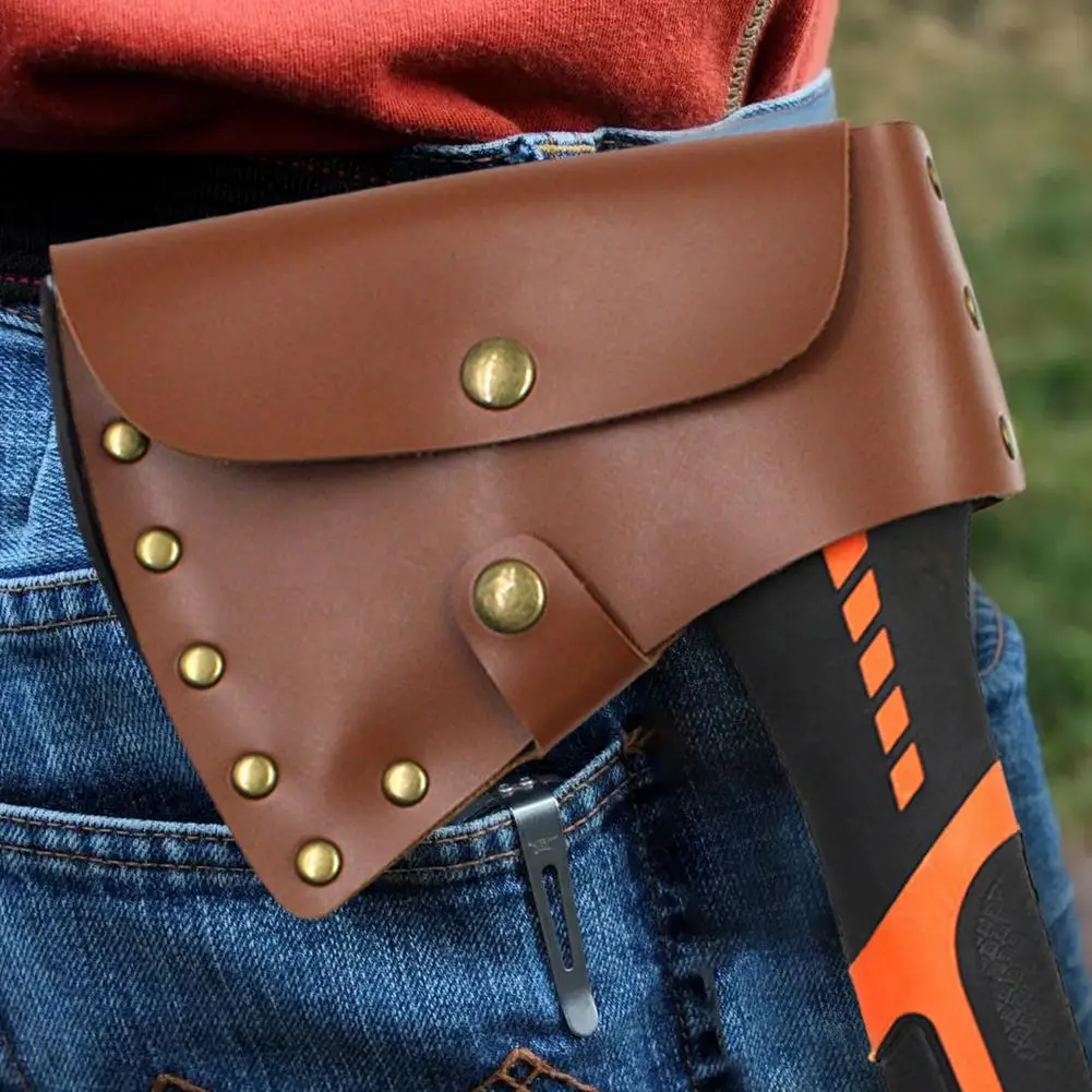 Axe-Holster-Practical-Durable-Axe-Leather-Case-Outdoor-Camping-Axe-Pack ...