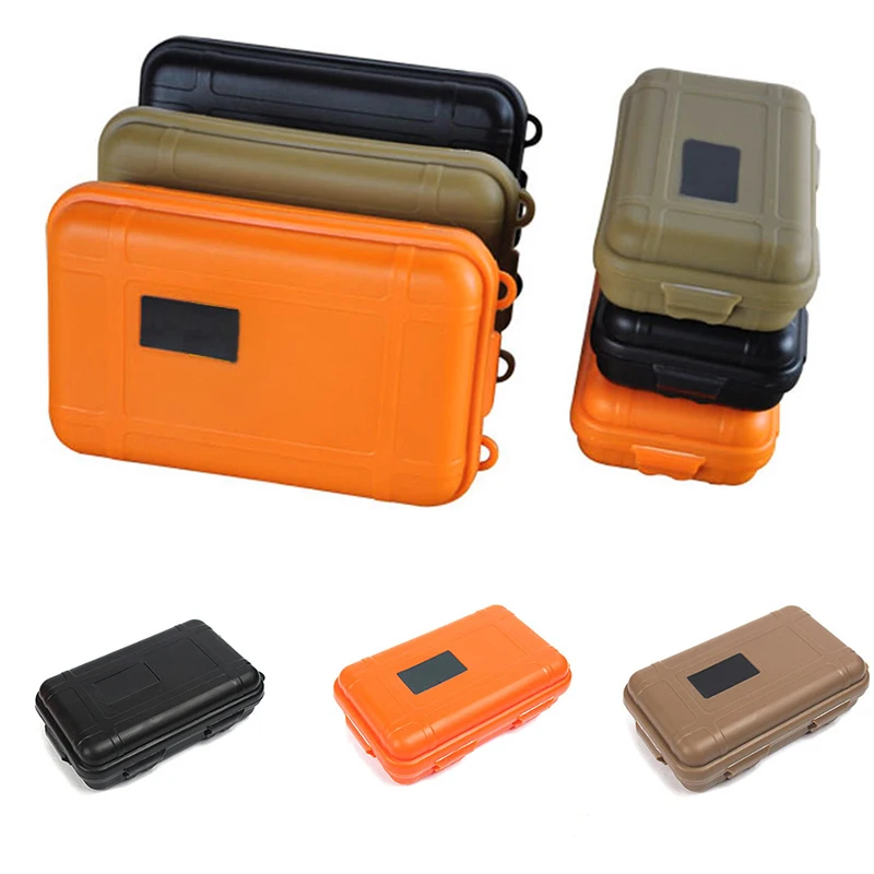 Outdoor Shockproof Waterproof Boxes Survival Airtight Case Holder For ...