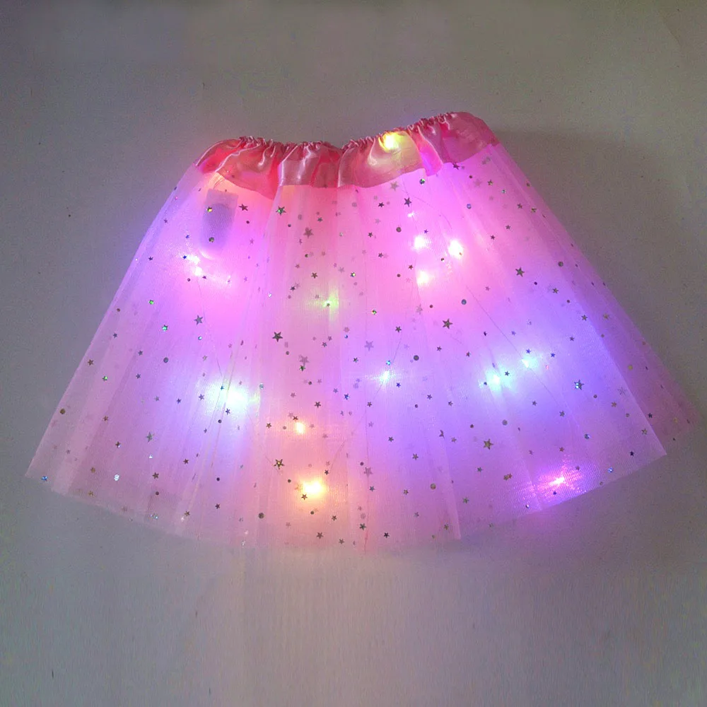 Light Led Girl Tutu Skirt | Led Light Tutu Glow Girl | Party Glows ...