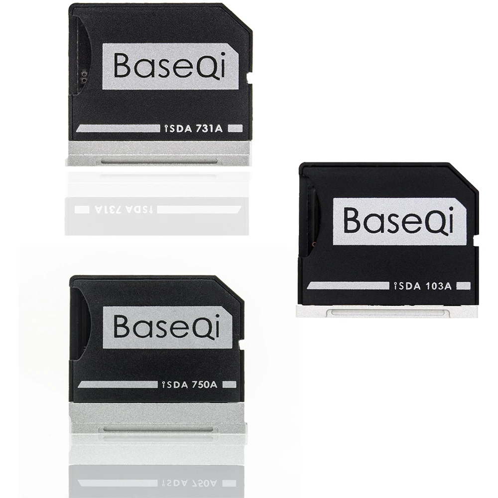 BaseQi Dell Aluminum MicroSD Adapter Memory Expansion SD Card Reader ...