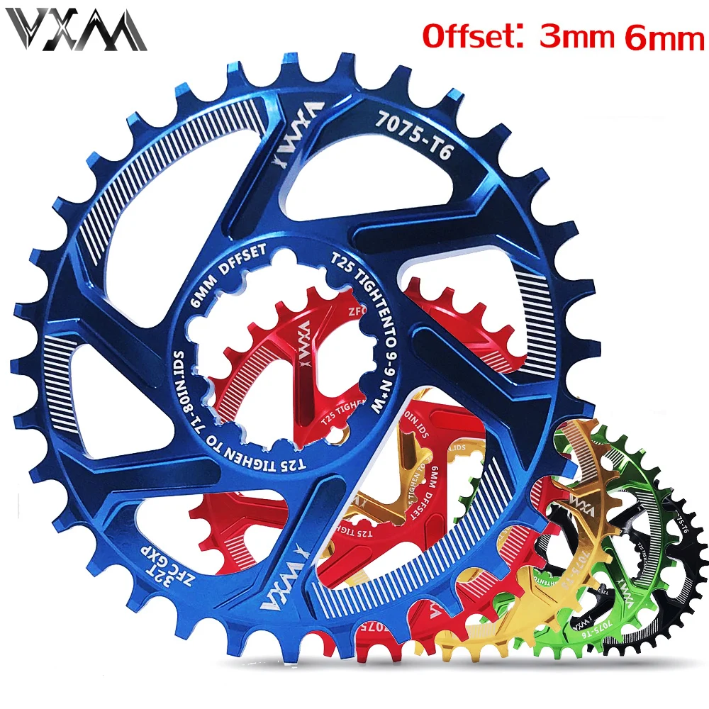 VXM Mountain bike GXP Chainring MTB Bike Chain Ring 30T 32T 34T 36T 38T ...
