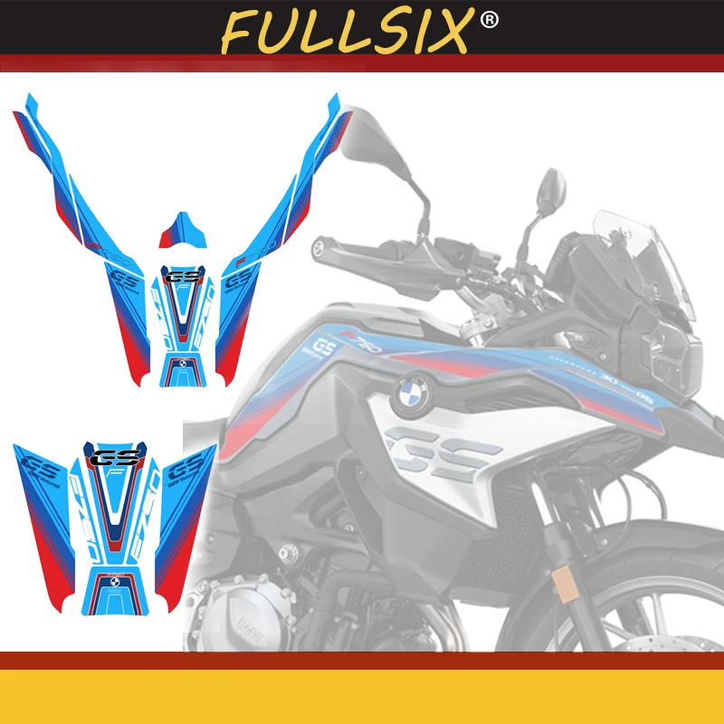 Motorcycle 3D Gel Front Fairing Sticker fuel tank decals tank side ...
