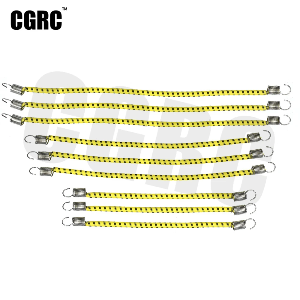 9pcs Rc Car Roof Luggage Rack Nylon Elastic Rope For 1/10 Rc Crawler ...