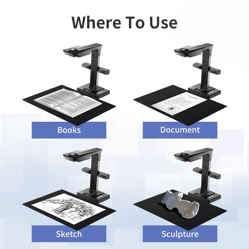 人気アイテム CZUR ET16 Plus ドキュメントスキャナー ブックススキャン 非破壊 スキャナー a3 1600万画素 OCR機能 ...