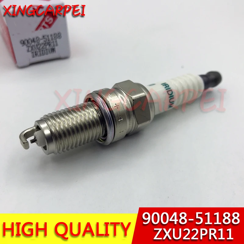 Brand New 4pcs 90048 51188 ZXU22PR11 Iridium Spark Plug Fit For Toyota ...