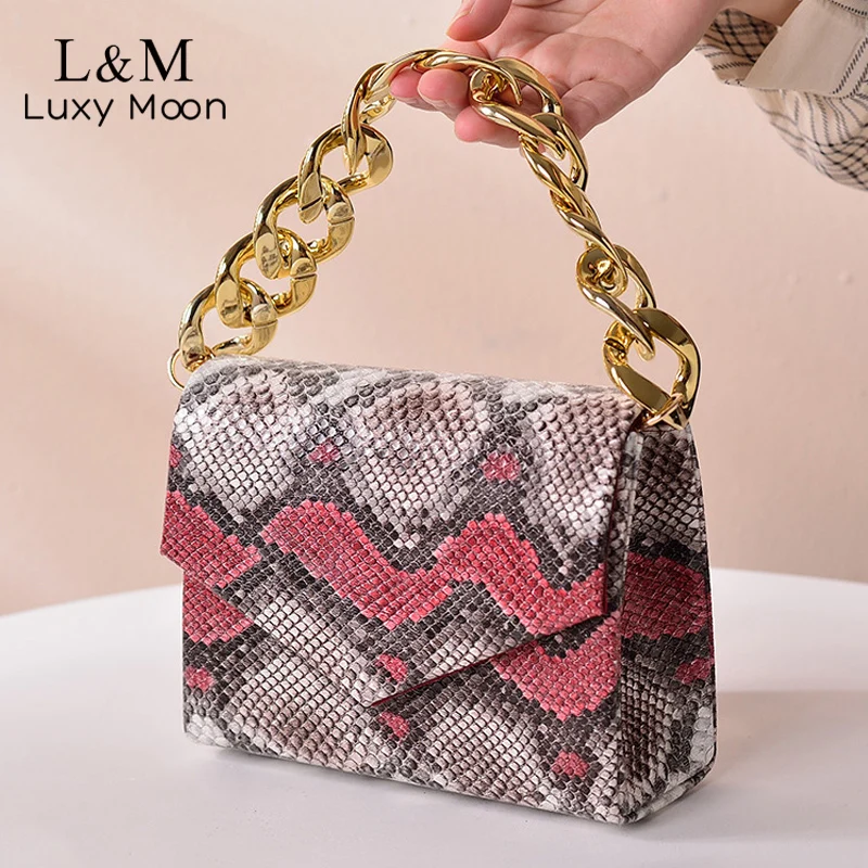 Serpentine-Clutch-Evening-Bag-Women-New-Retro-Designer-Bag-Small-Chain ...
