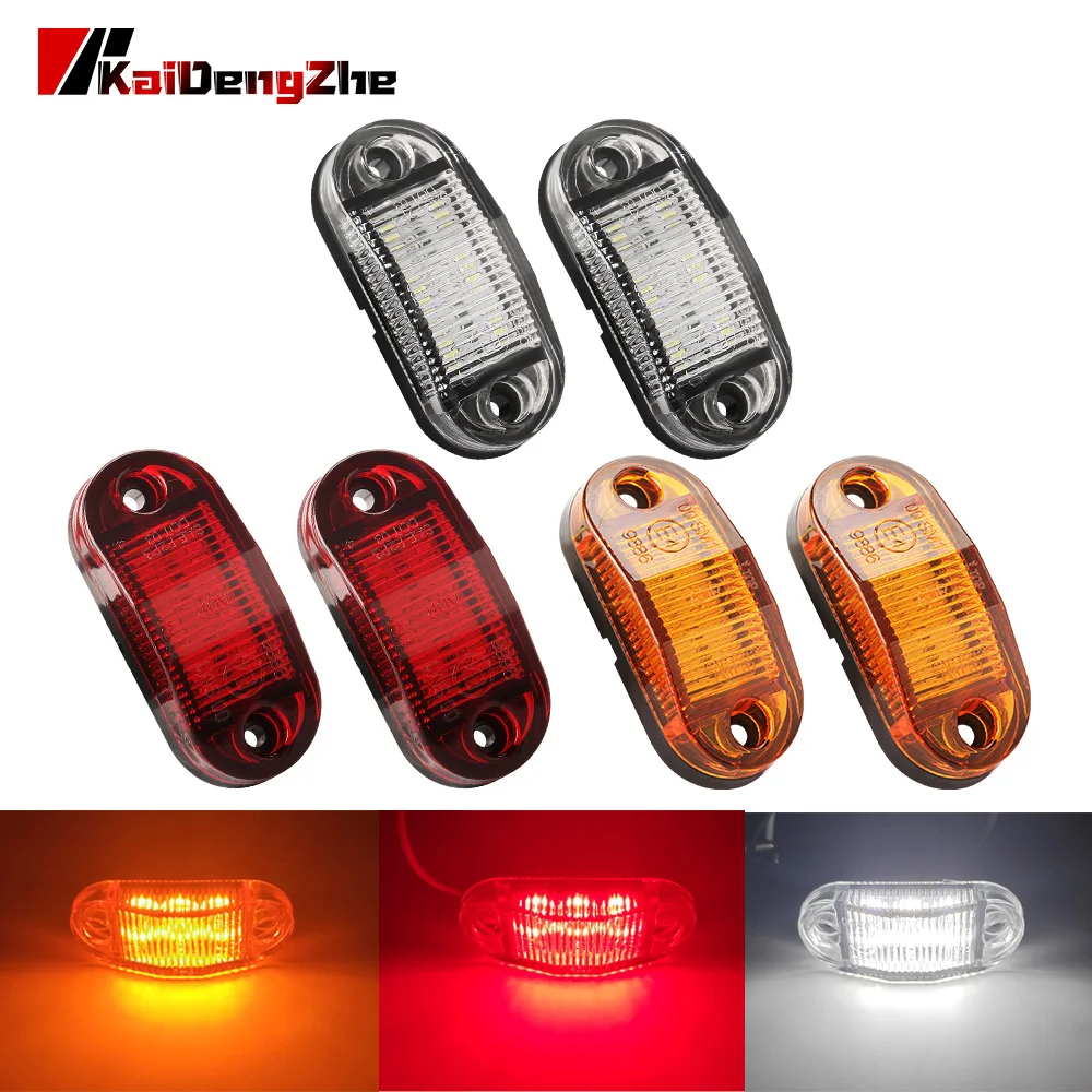 2-Pcs-LED-Side-Marker-Light-Warning-Light-Trailer-led-Lamp-Emergency ...