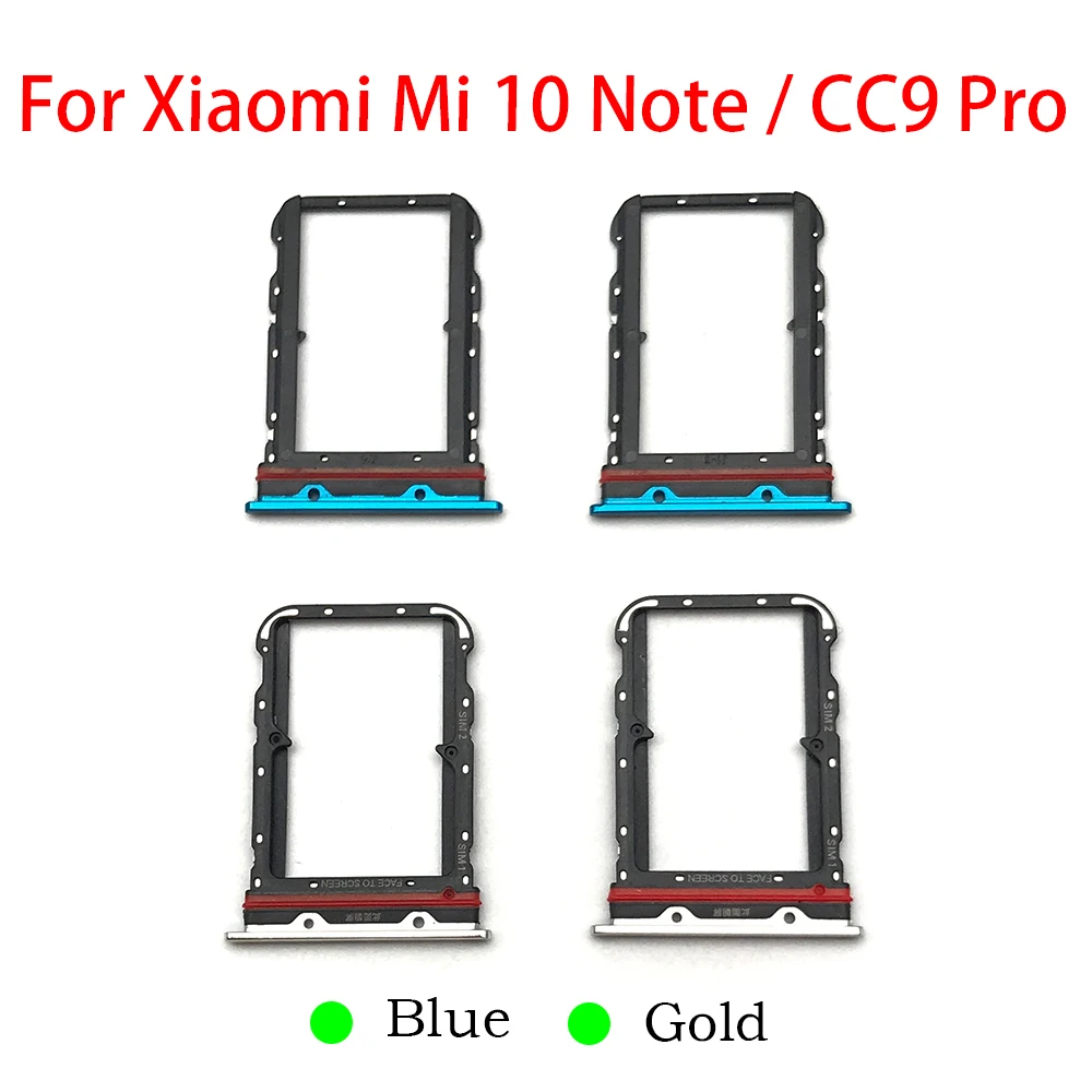 For Xiaomi Mi Note 10 / Note 10 Pro SIM Card Slot SD Card Tray Holder ...