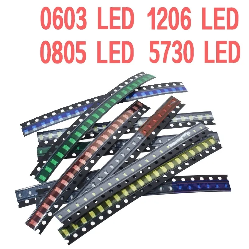100pcs-5colors-x-20pcs-5050-5730-1210-1206-0805-0603-LED-Diode ...