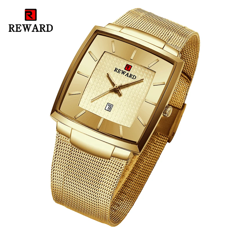 REWARD-Reloj-de-pulsera-de-acero-inoxidable-para-hombre-cron-grafo-de ...