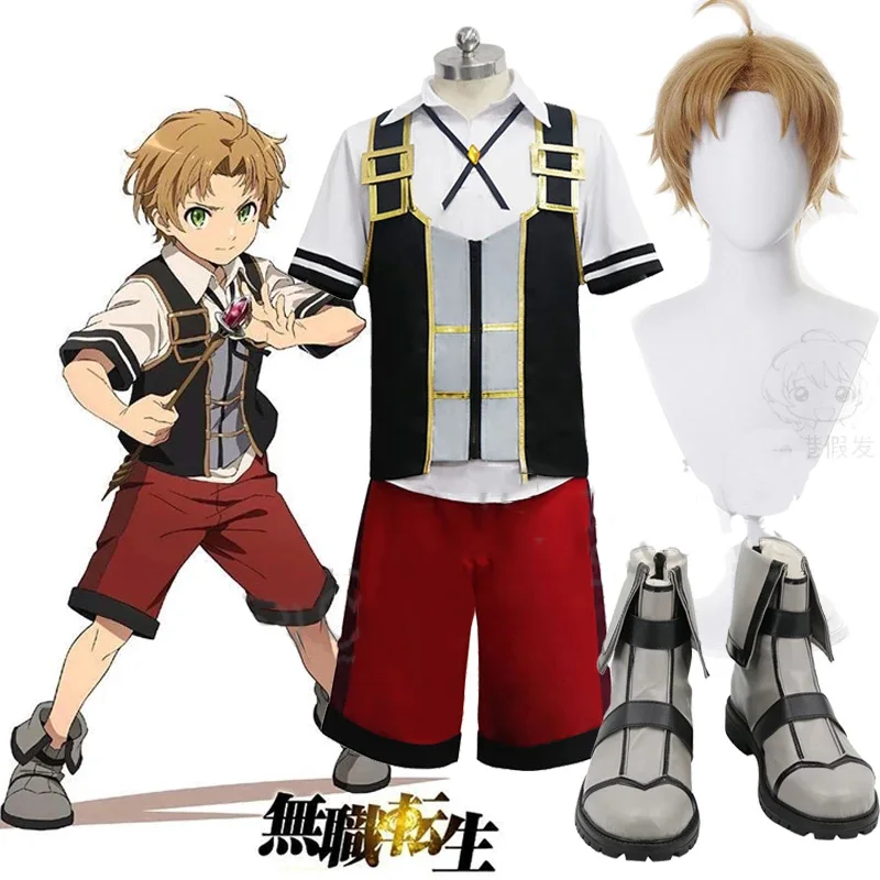 Anime sem emprego reencarnação rudeus greyrat cosplay traje rudeus ...