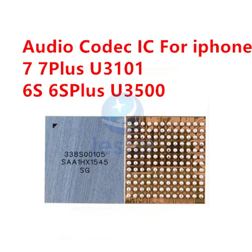 Áudio codec ic u3101 para iphone 7 7plus 6s 6splus u3500 2 a 50 peças ...