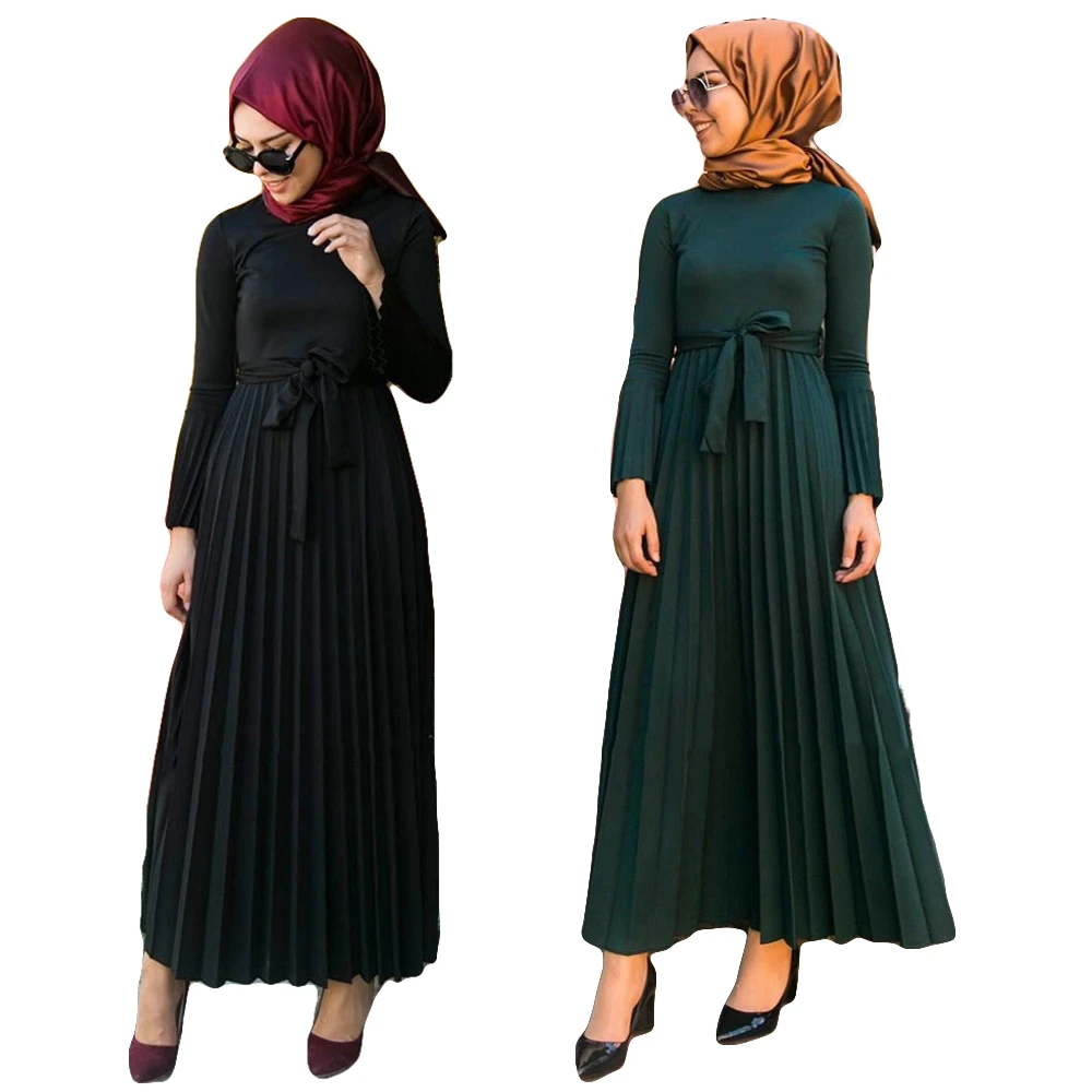 Women's Clothing Dubai Abaya Muslim Women Kaftan Long Maxi Cocktail ...