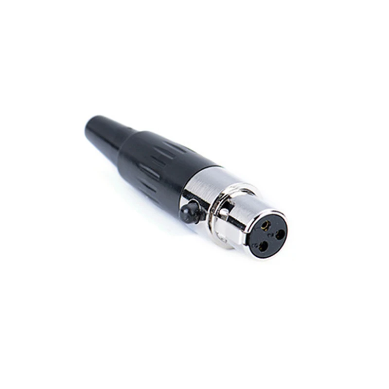 Mini XLR 3 Pin Female Plug Small XLR Audio Microphone Connector for MIC ...