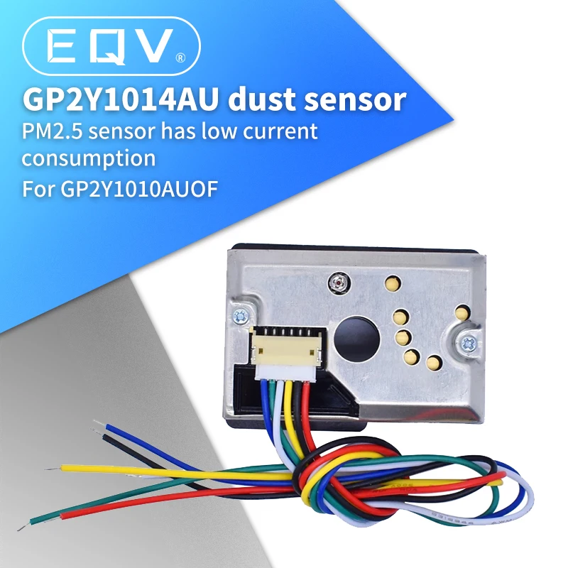 GP2Y1014AU0F Compact Optical Dust Sensor Compatible GP2Y1010AU0F GP2Y1010AUOF Smoke Particle ...