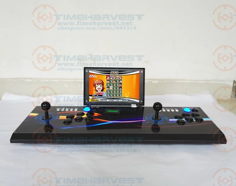 New Bartop Arcade Maschine 2 Players 10 inches LCD Table Top Video Game ...