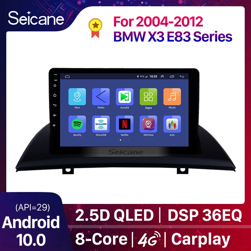 Seicane 2din Android Car Gps Radio Auto Stereo Unit Player For 2004 ...