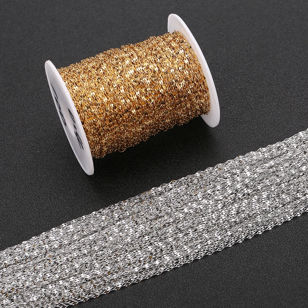 Generic 10 Yards Roll 316l Stainless Steel Flat Oval Lip Chain @ Best ...