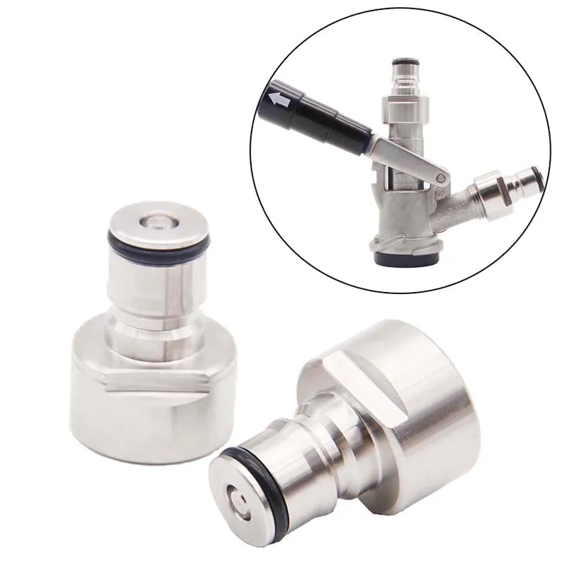 Cornelius Type Ball Lock Post For Keg Coupler Kit - Gas & Liquid Posts ...