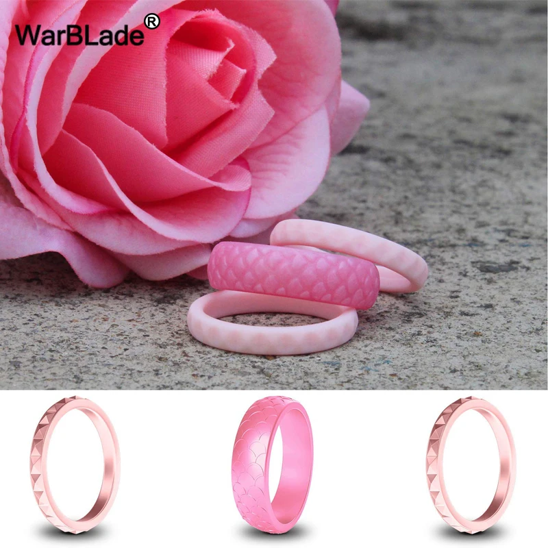 Silicone Wedding Rings Women | Silicone Engagement Ring | Fashion ...