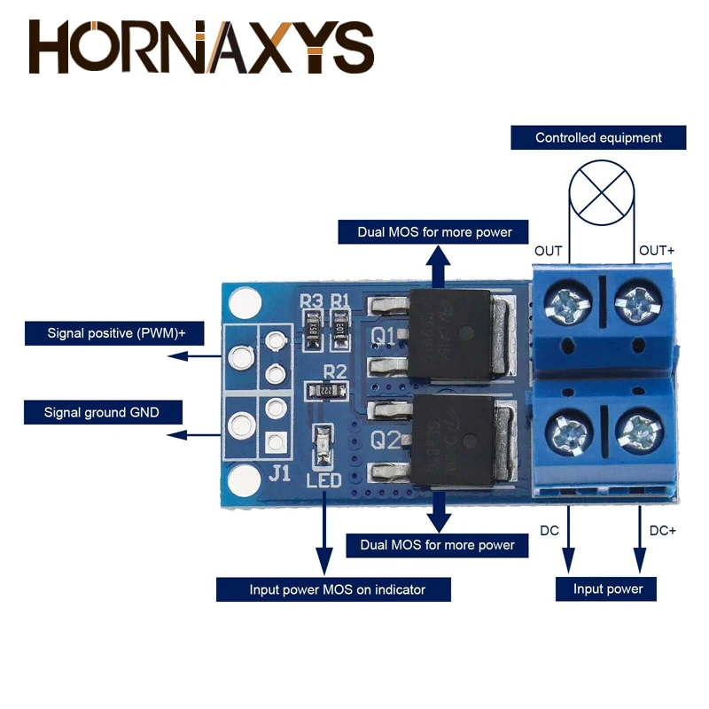 Get Cheap Goods Online 10x 15a 400w Mos Fet Trigger Drive Switch Module Pwm Regulator Control