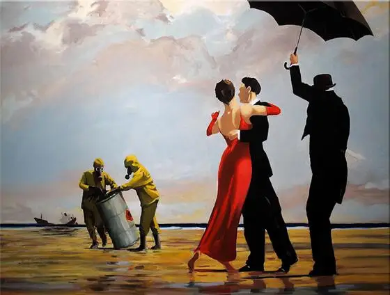 Dancing Edward Hopper Art Print Silk Poster Home Wall Decor - Painting ...