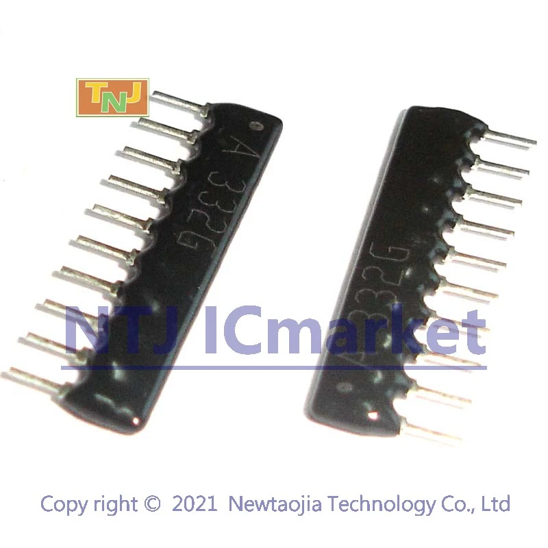 50 Pcs 10 Pin 9 Commoned Resistor Network Array A10- A , 330 330g 331 ...