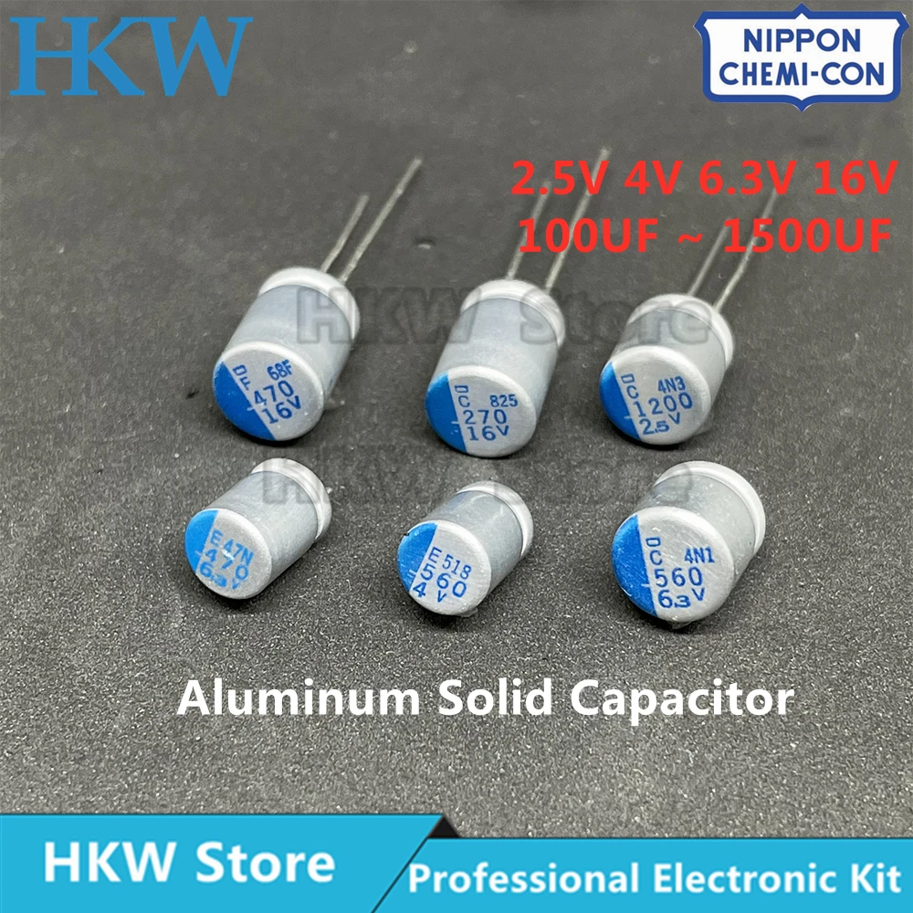 Capacitor Sólido De Alumínio Ncc, Capacitor De 2.5v, 6.3v, 4v, 16v ...