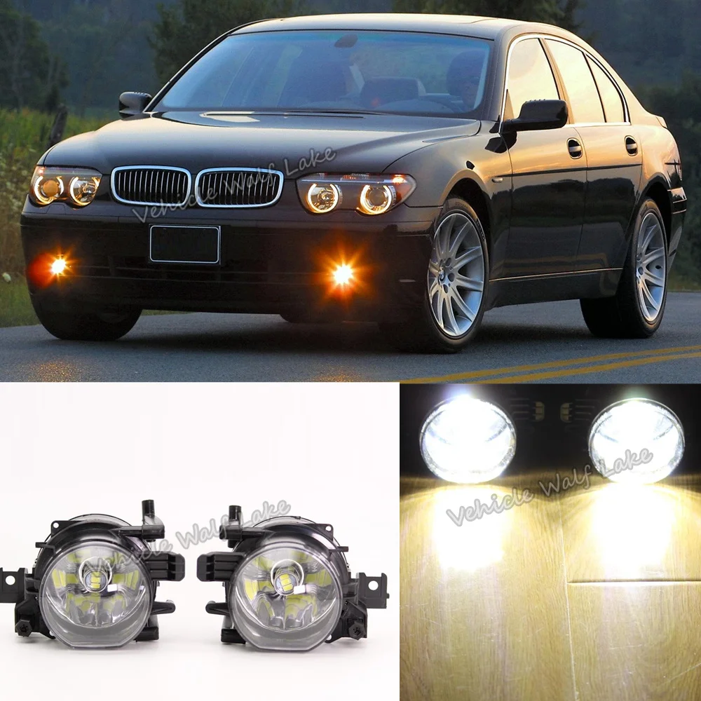 LED 안개 램프, 전면 안개등, led 전구 포함, BMW 7 시리즈 E65 E66 730 740 745d 735 745 760 2001 2002 2003 2004 ...