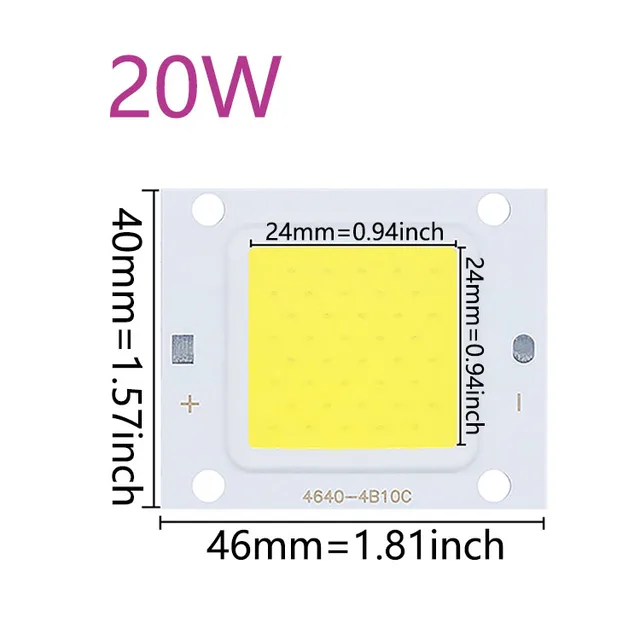 10W 20W 30W 50W 70W 100W High Power LED Chip COB LED SMD diodes For ...
