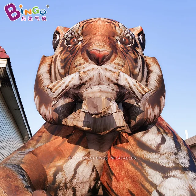 Personalized 3 Meters Tall New Year Giant Inflatable Tiger on The ...