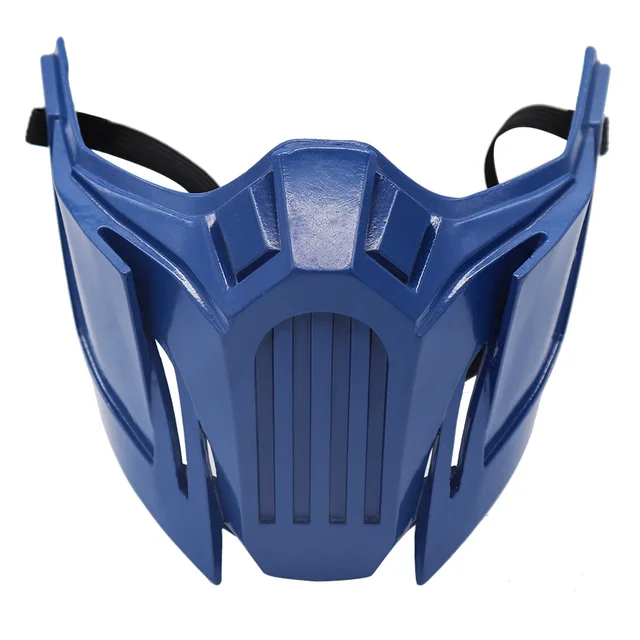 Mortal Kombat Sub-Zero Cosplay Blue Color Mask - AllCosplay.com
