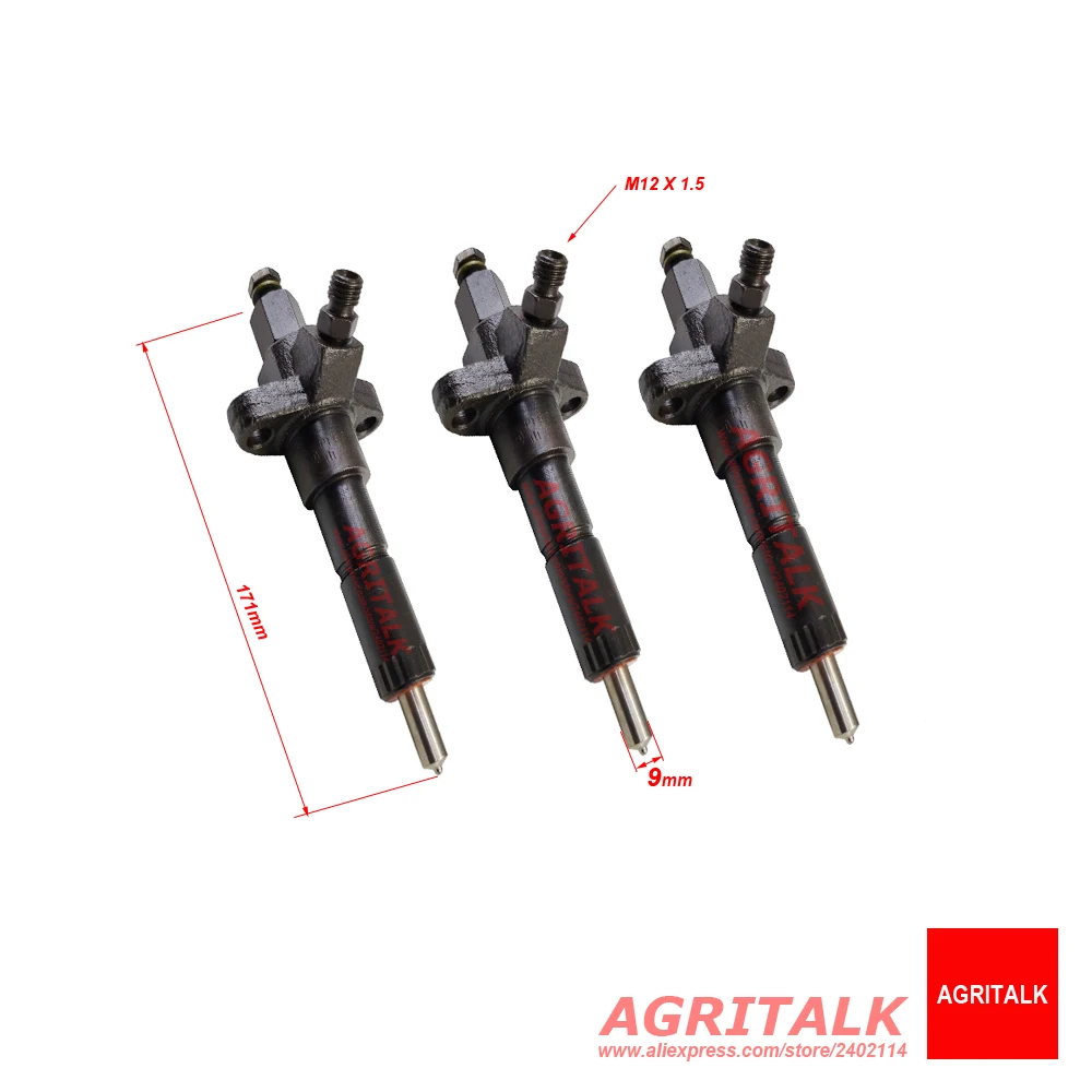 Set Of Fuel Injectors For Lijia Sl3105bt / Sl3105abt For Tractor Like ...