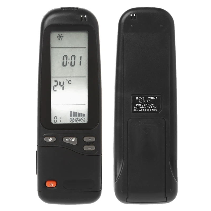 Air Conditioner Remote Control For Electra Emailair Elco Rc-41-1 Rc3 ...