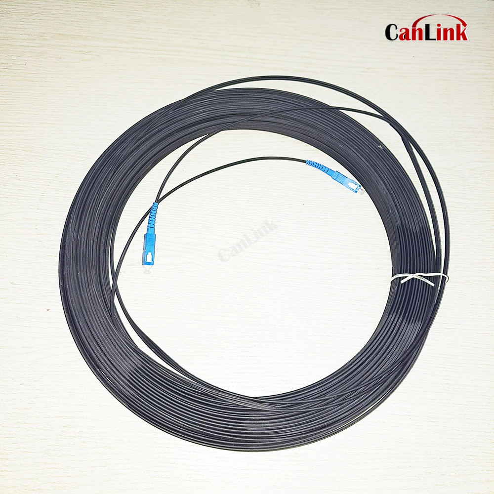 30m Ftth Outdoor Simplex Mode Fiber Optic Patch Cord Sc Upc Single Mode ...