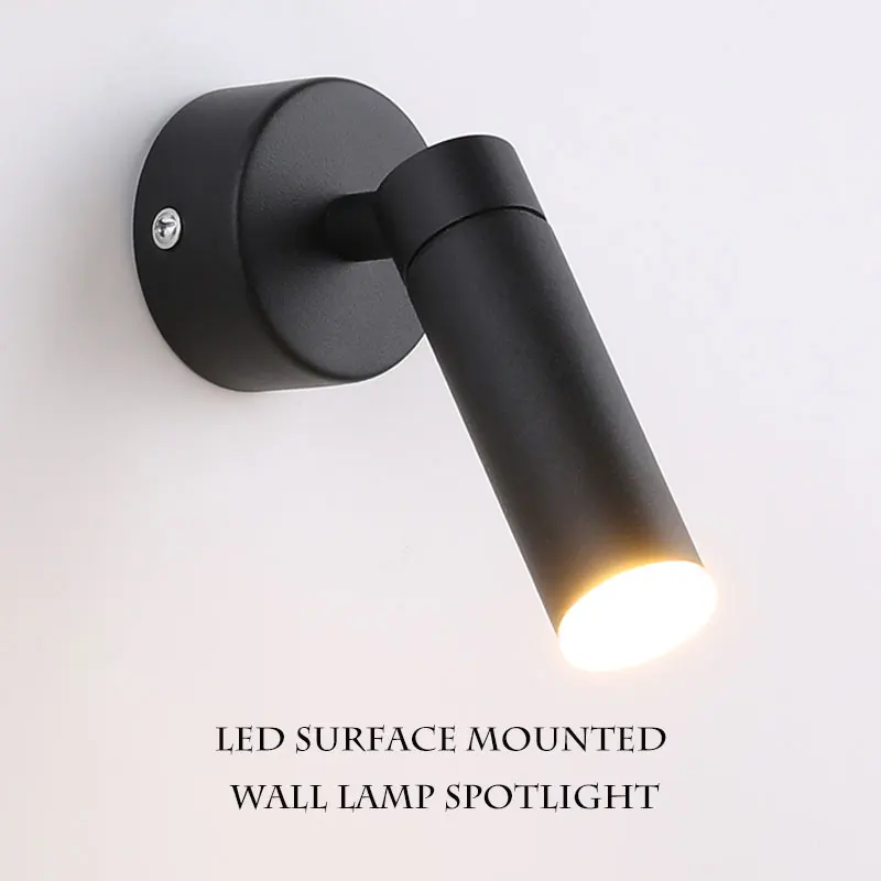 LED Nordic wall lamp spotlight 5W 7W 9W living room bedroom bedside ...