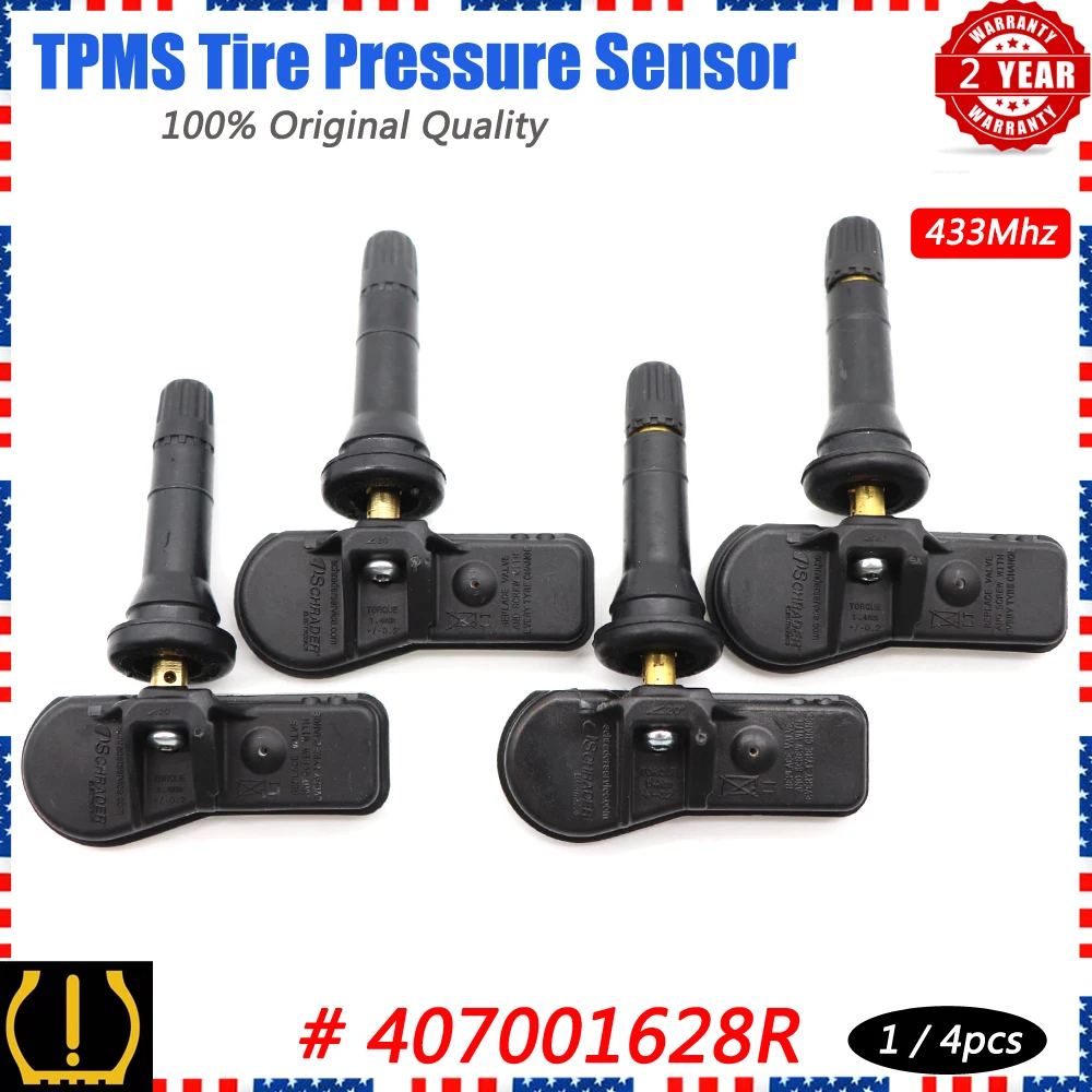Xuan TPMS Tire Pressure Sensor Monitoring System 407001628R for Renault ...