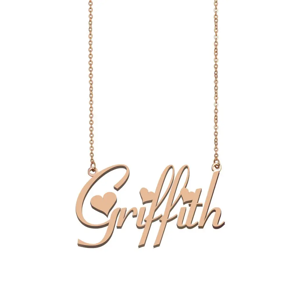 Griffith Name Necklace , Custom Name Necklace For Women Girls Best ...